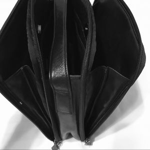 Perlina | Bags | Perlina Black Leather Crossbody Purse | Poshmark